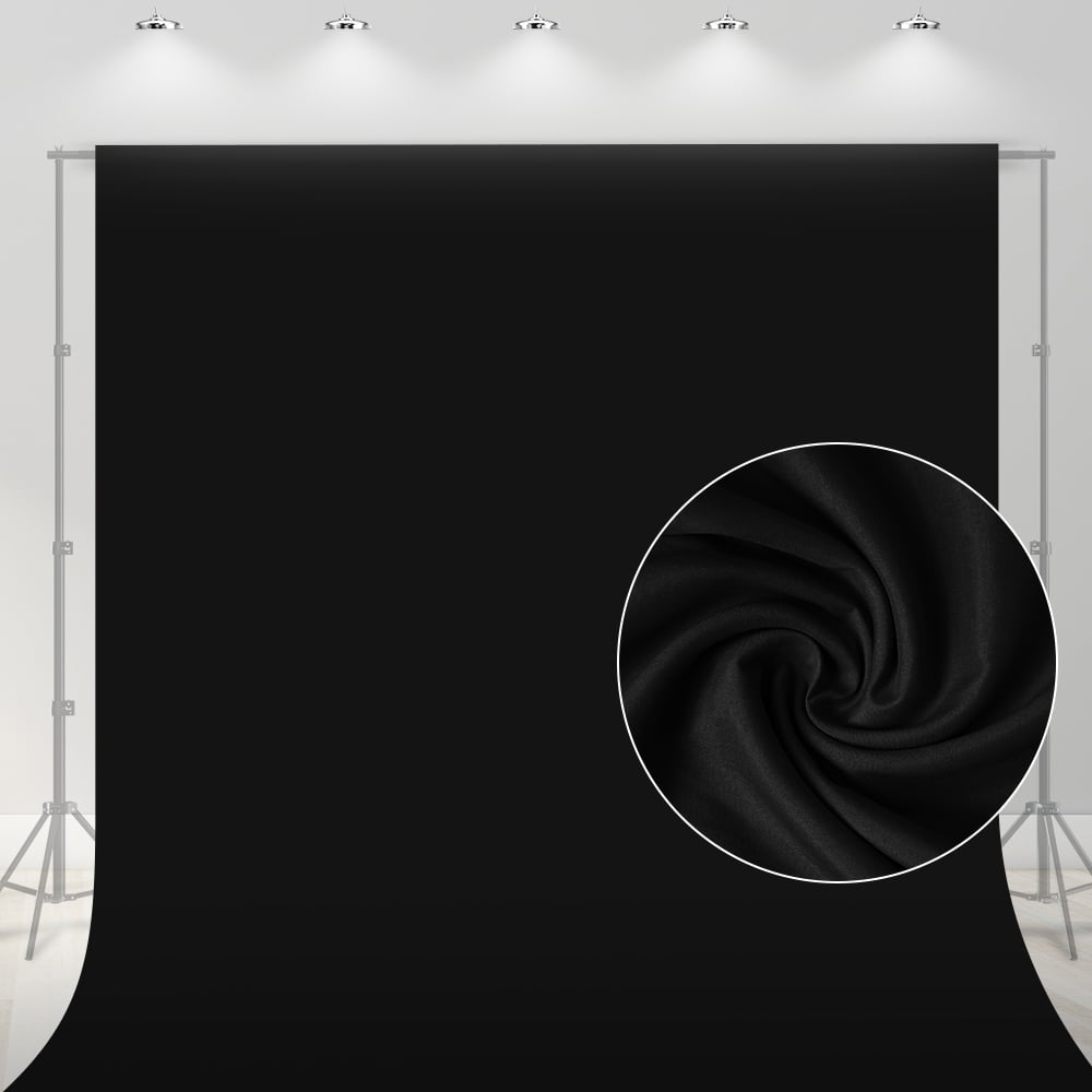 Black Background Photography Cloth 10x10 ft (3x3m) WEIJIEMING High ...