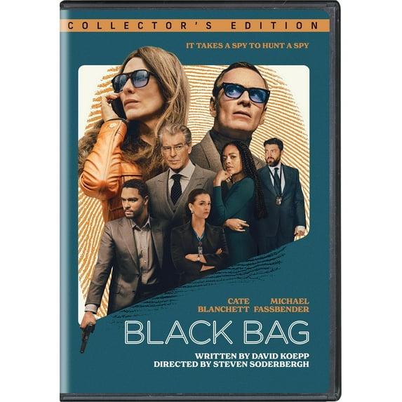 Free Shipping! SDS Black Bag DVD Thriller Drama Suspense Steven Soderbergh Spy Fiction - Walmart.com