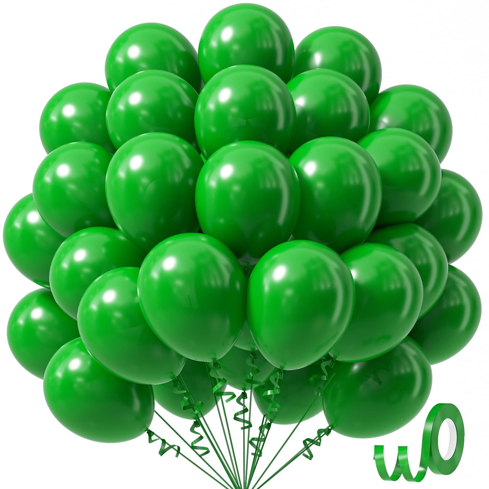 Black Balloons 12 inch, Black Latex Balloons 50pcs Party Balloons for ...
