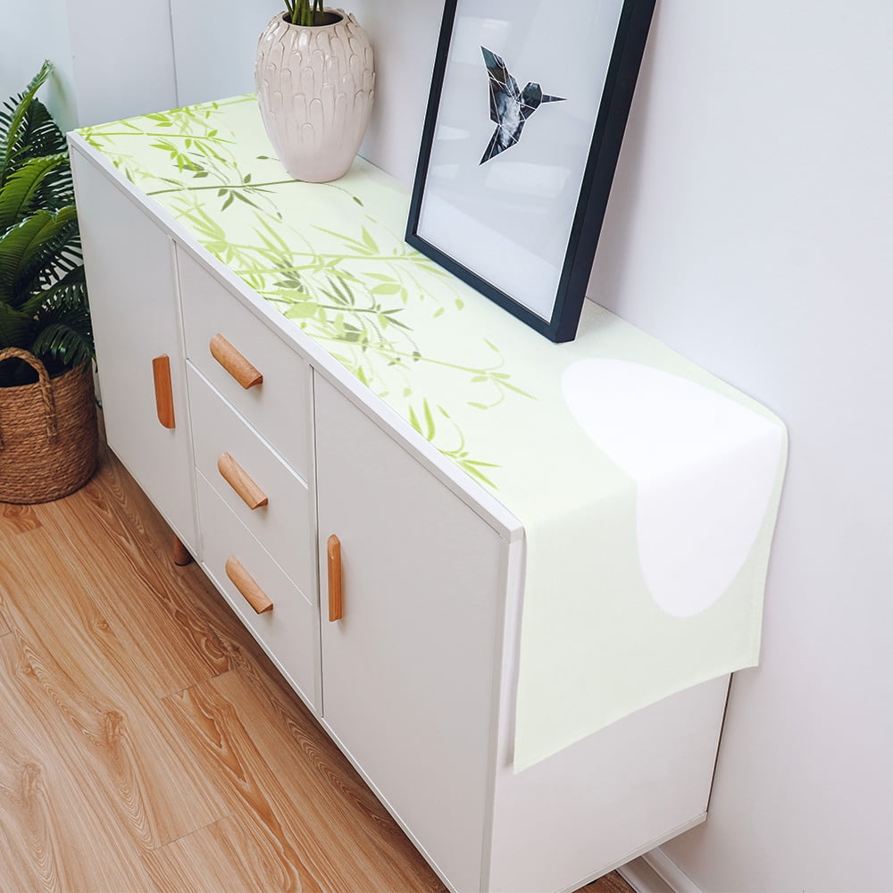 Black Bamboo Bamboo Leaves Table Runner Wedding Table ration Home r ...