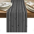 Black Bamboos Cotton Linen Table Runner Natural Vintage Bamboos Tree ...