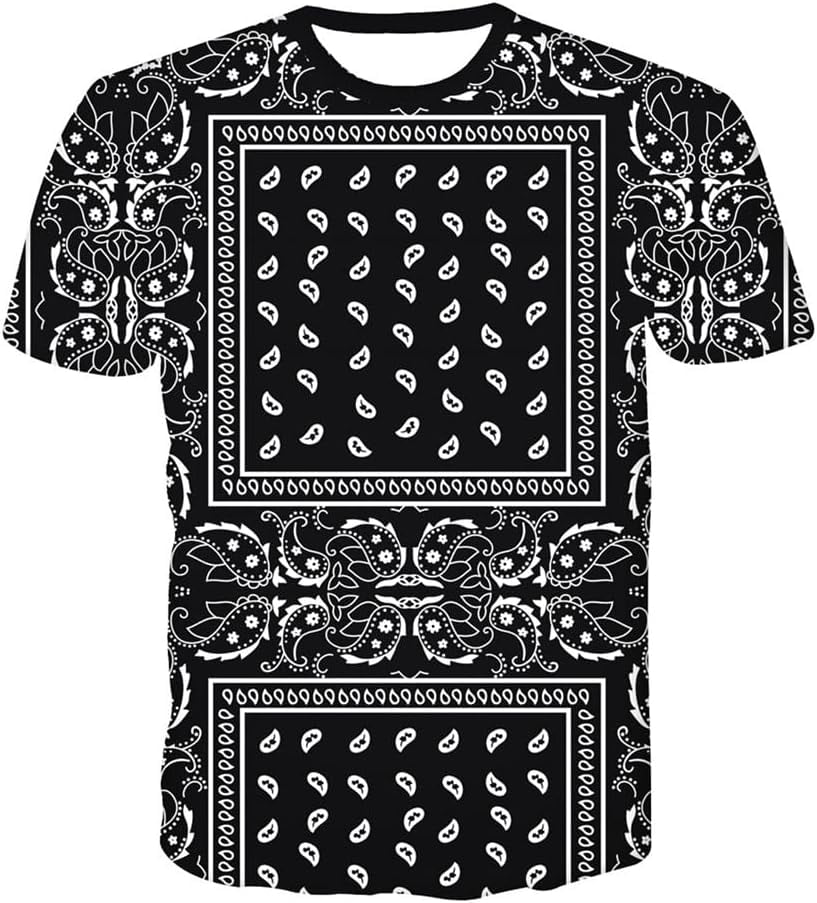 Black Bandana Hoodie for Men Women Black Bandanas Print Clothing ...