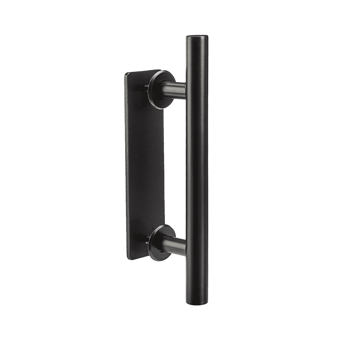 Black Barn Door Handle SetStraight Bar Wooden Door Indoor Sliding Door ...