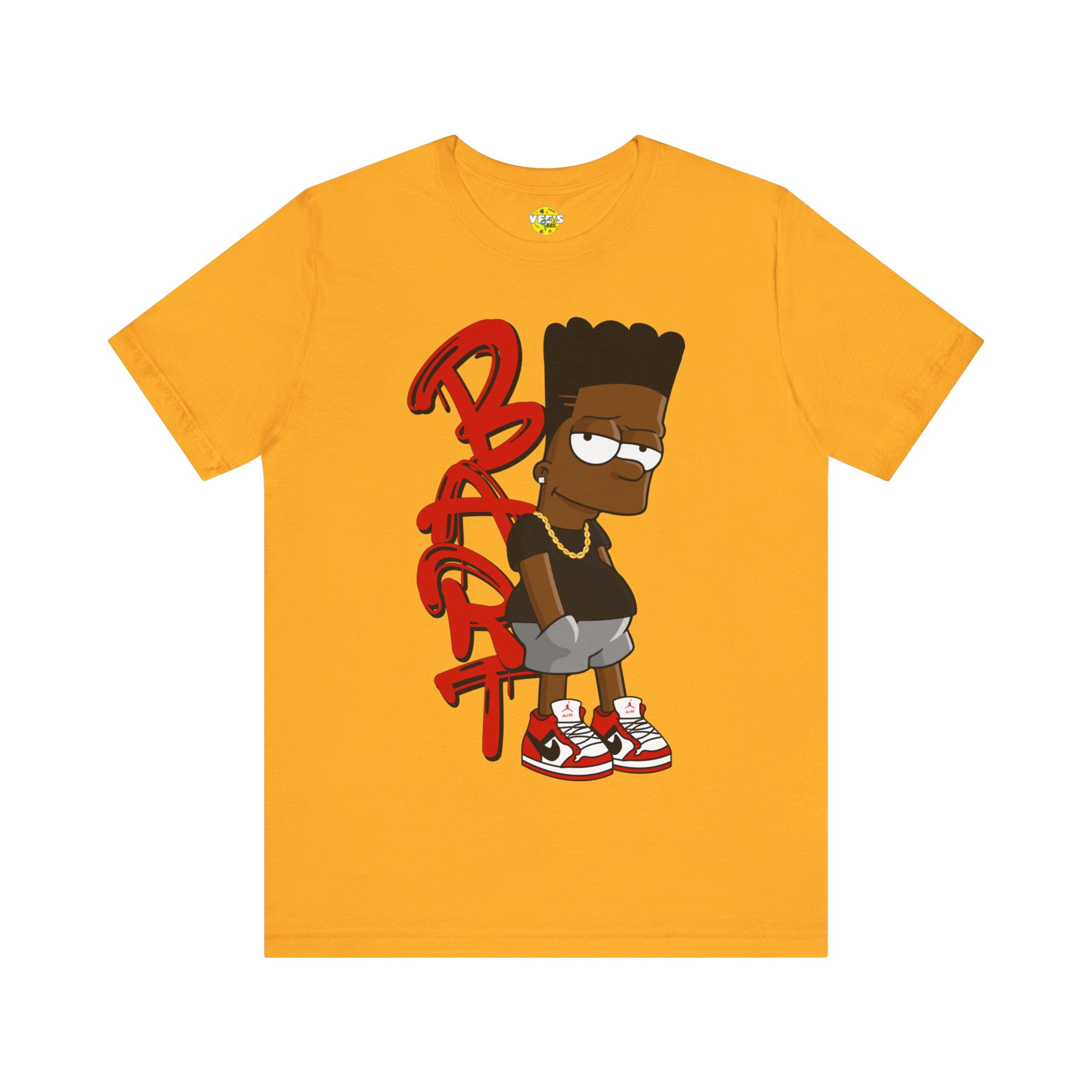 Black Bart Simpson TShirt - Red, Urban Streetwear, Vintage Cartoon ...