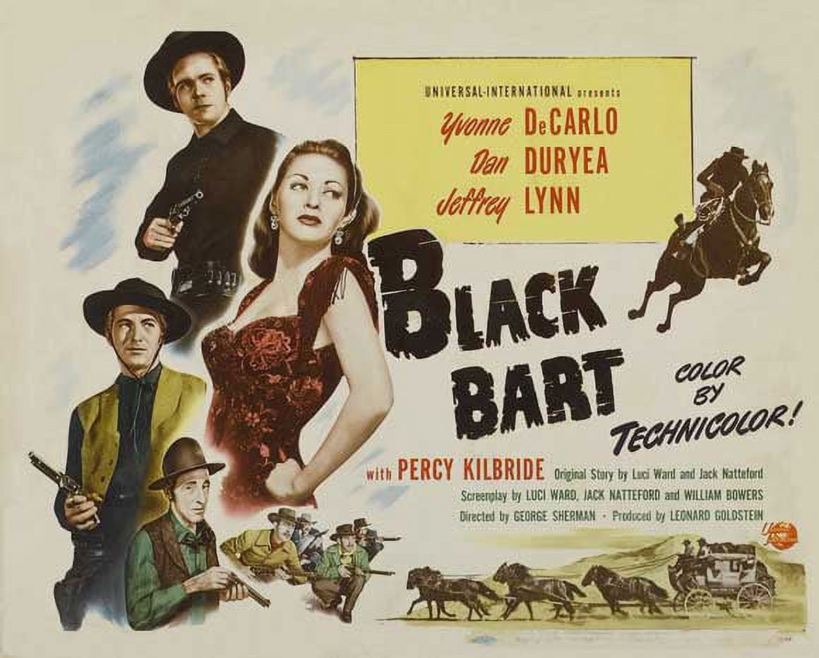 Black Bart - movie POSTER (Style A) (11" x 17") (1948) - Walmart.com