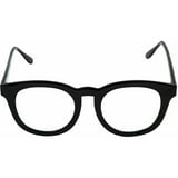 Black Basic Combat Glasses (Clear Lens) Adult Halloween Accessory ...