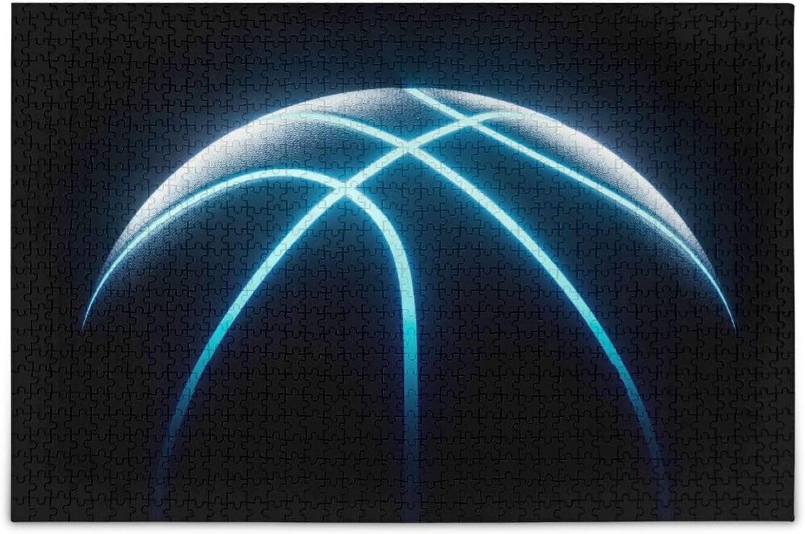 Black Basketball Jigsaw Puzzle 500 PiecesDie-Cut Puzzle Pieces Are Easy ...