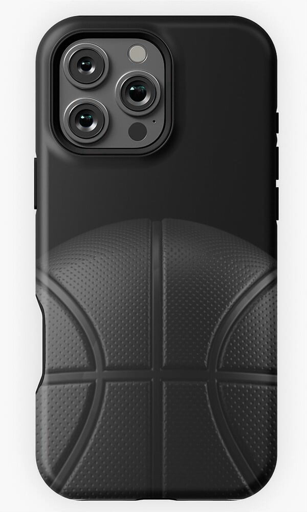 Black Basketball Minimal Art H1469 Premium Case for iPhone 17 16 15 14 ...