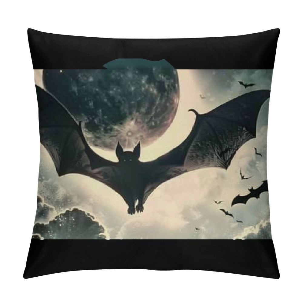 Black Bat Bedding Set Twin Size,Halloween Night Fitted Sheet for Kids ...