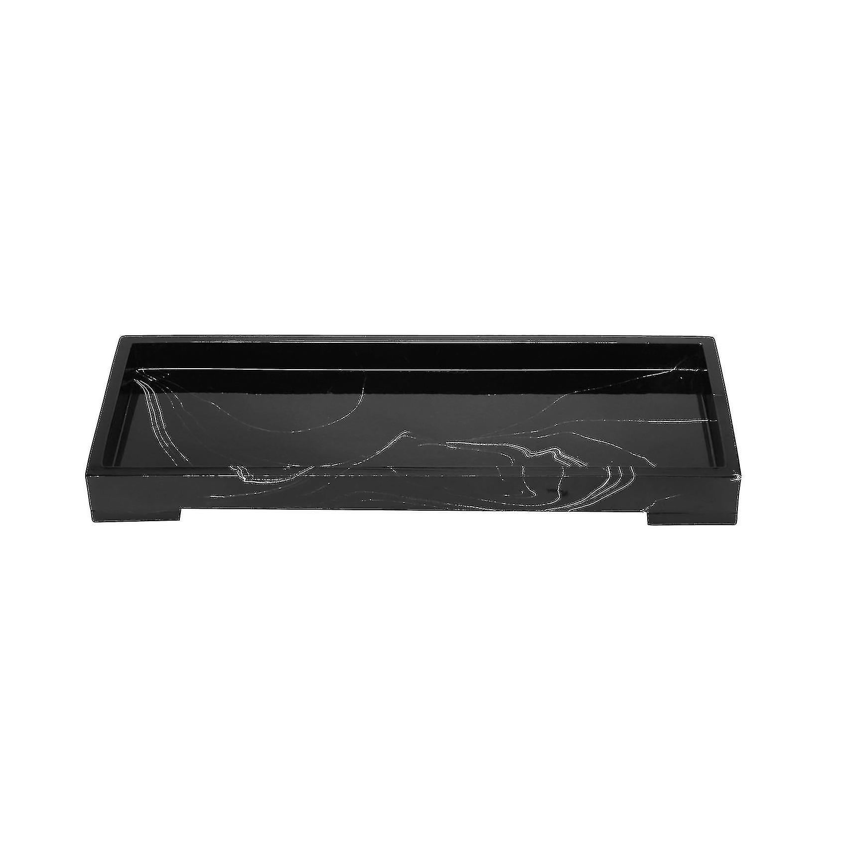 Black Bathroom Countertops Storage Tray,marble Stone Vanity Tray ...