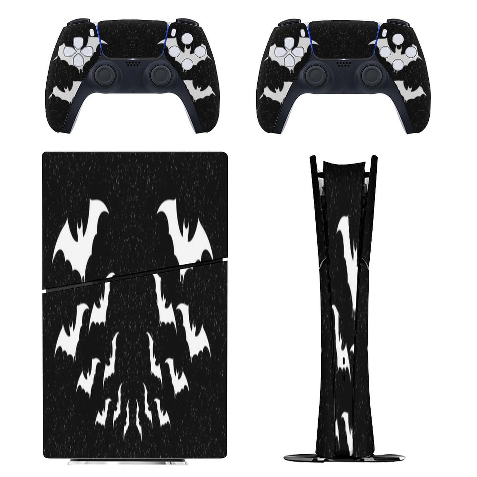 Black Bats PS5/PS5 Pro/PS5 Slim Digital Disc Skin Sticker For Console ...