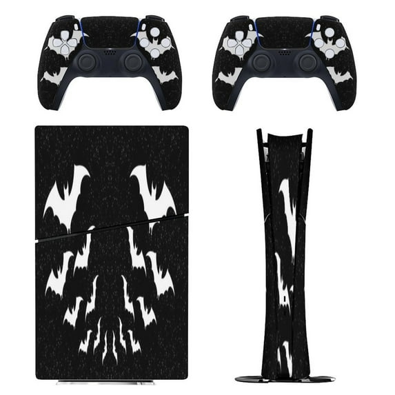 Black Bats PS5/PS5 Pro/PS5 Slim Digital Disc Skin Sticker For Console ...