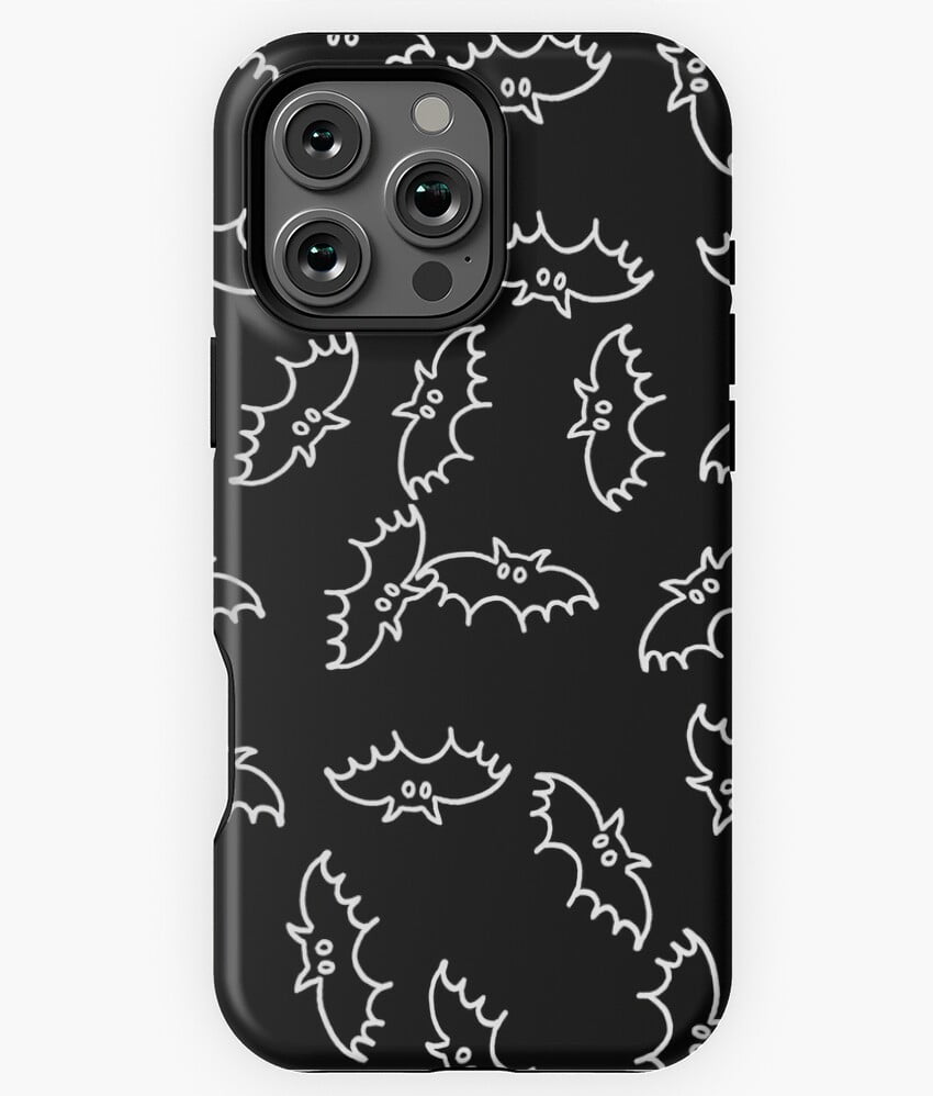Black Bats on Halloween night M18865 Phone case for iPhone 11 to 16 Pro ...