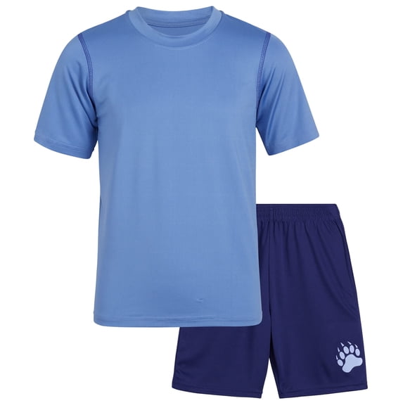 Black Bear Active Boys Short Sets - 2 Piece Short Sleeve T-Shirt and ...