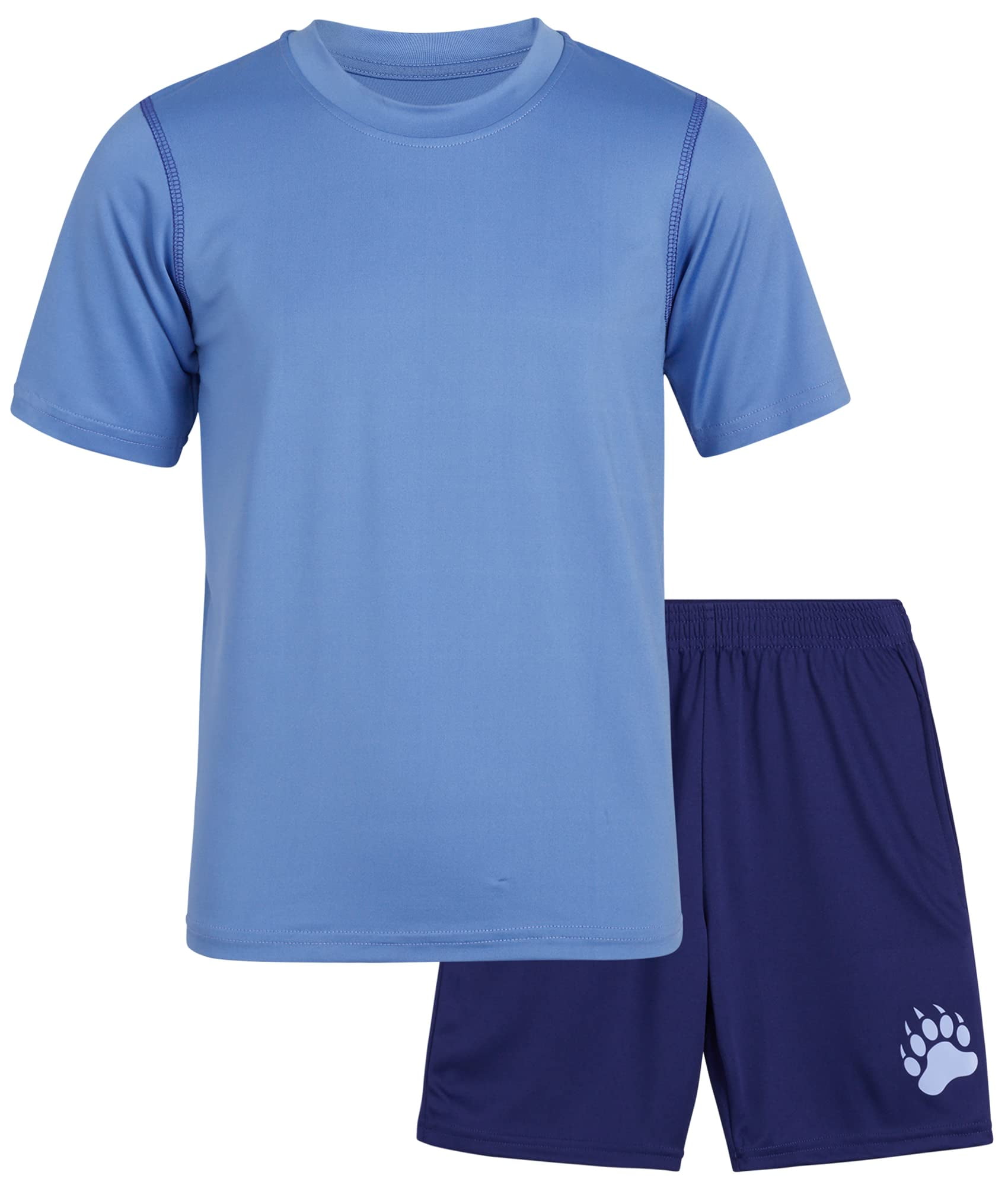Black Bear Active Boys Short Sets - 2 Piece Short Sleeve T-Shirt and ...