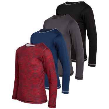 Boys' Youth Compression Shirts Long Sleeve Undershirts Performance ...