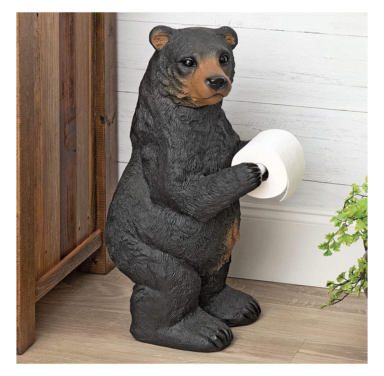 Black Bear Cub Standing Holder - Walmart.com