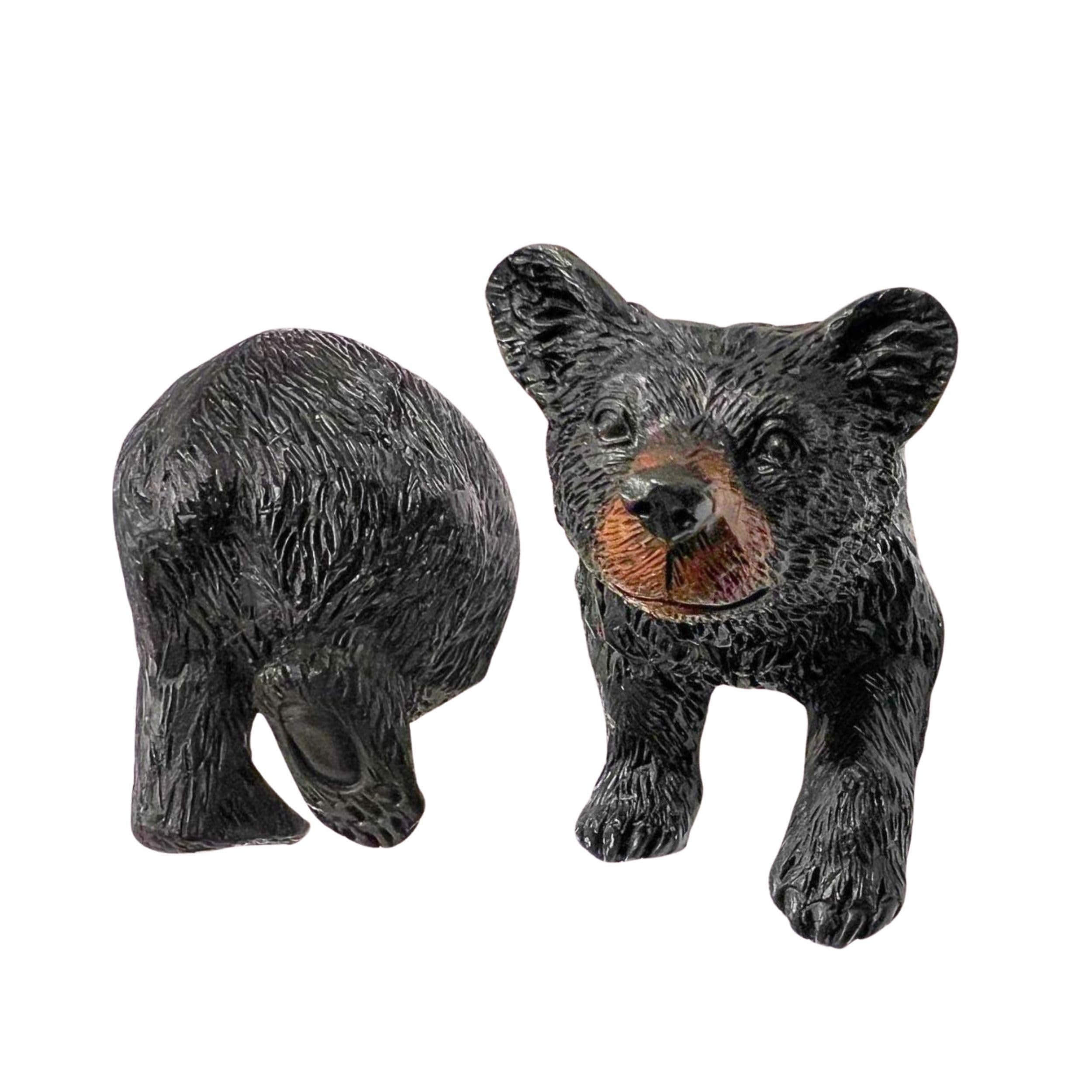 Black Bear Drawer Pull and Cabinet Knob - Rustic Decor Dresser Hardware ...