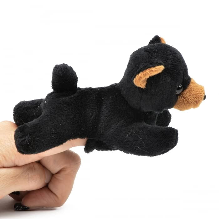 Unipak 1155BK Black Plush Bear Finger Puppet, 5-inch Length - Walmart.com