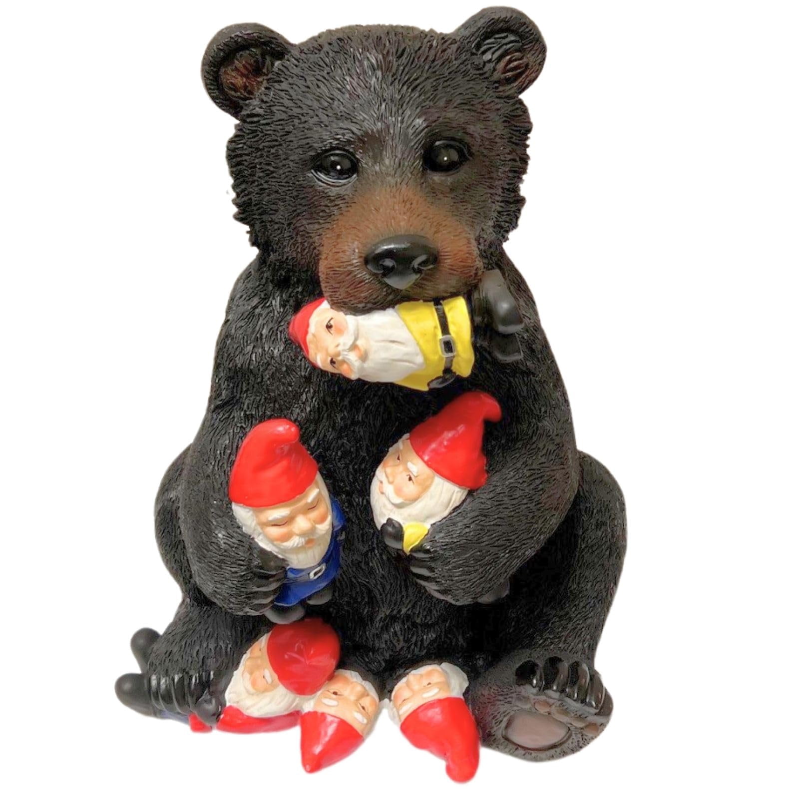 Black Bear Garden Gnome Figure Sculpture Statue Cabin Lodge Yard ...
