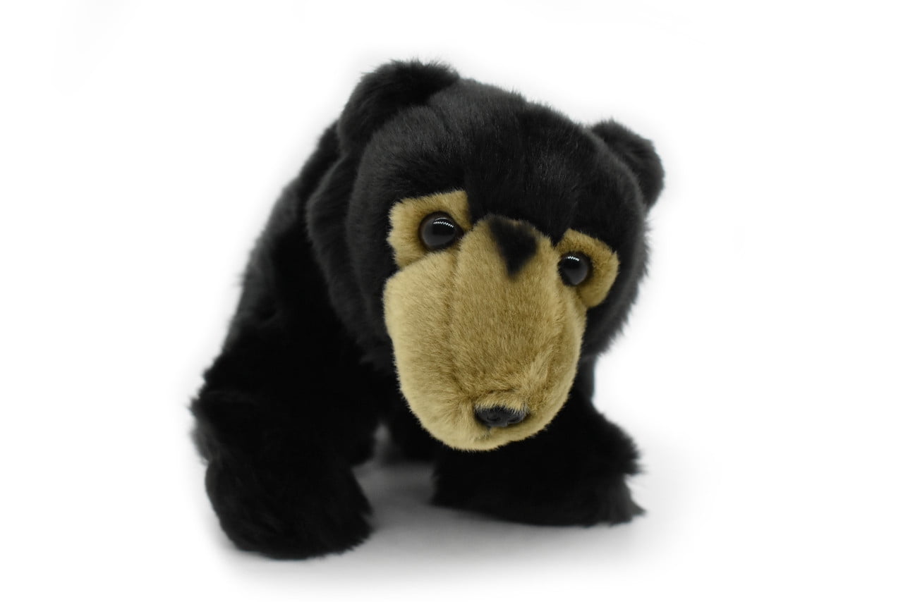 Black Bear Plush Toy, Realistic Stuffed Animal, American, Lifelike ...