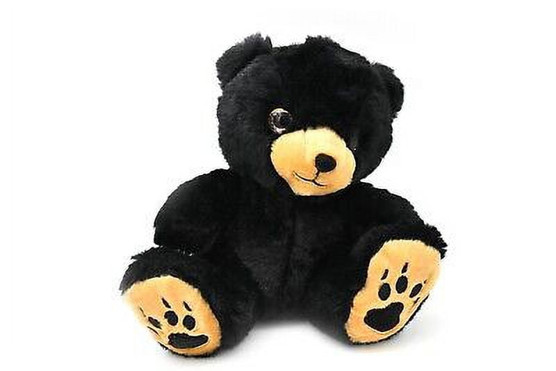 Black Bear, Sitting, Sweet Feet, Realistic Cute Stuffed Animal Plush ...