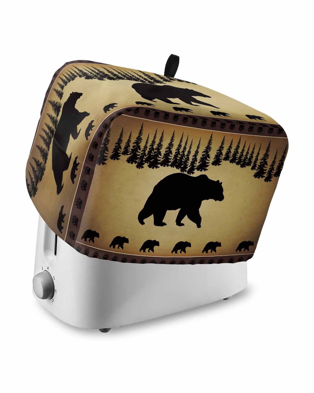 Black Bear Toaster Cover 4 Slice, Large Kitchen Appliance Covers ...