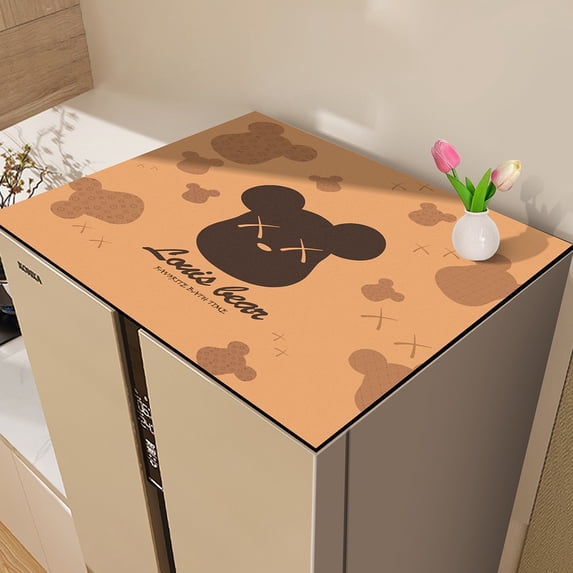 Black Bear Waterproof Washing Machine Dust Cover Mat - 50x60cm ...