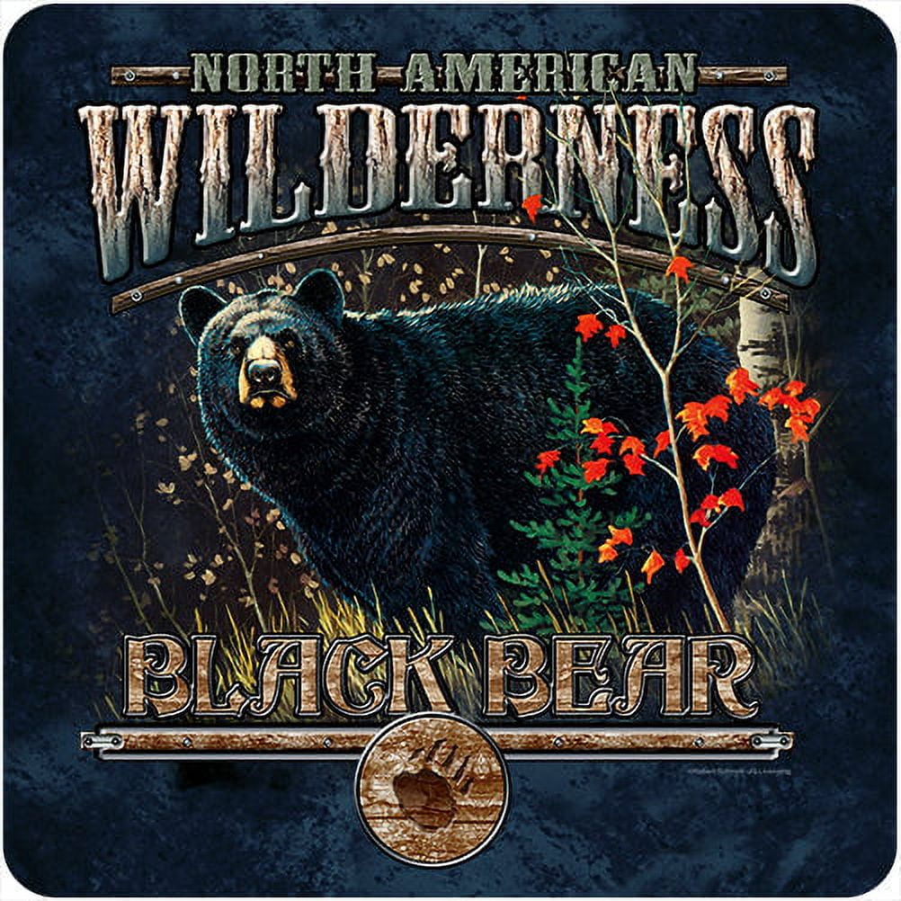 Black Bear Wilderness Novelty Sign | Indoor/Outdoor | Funny Home Décor ...