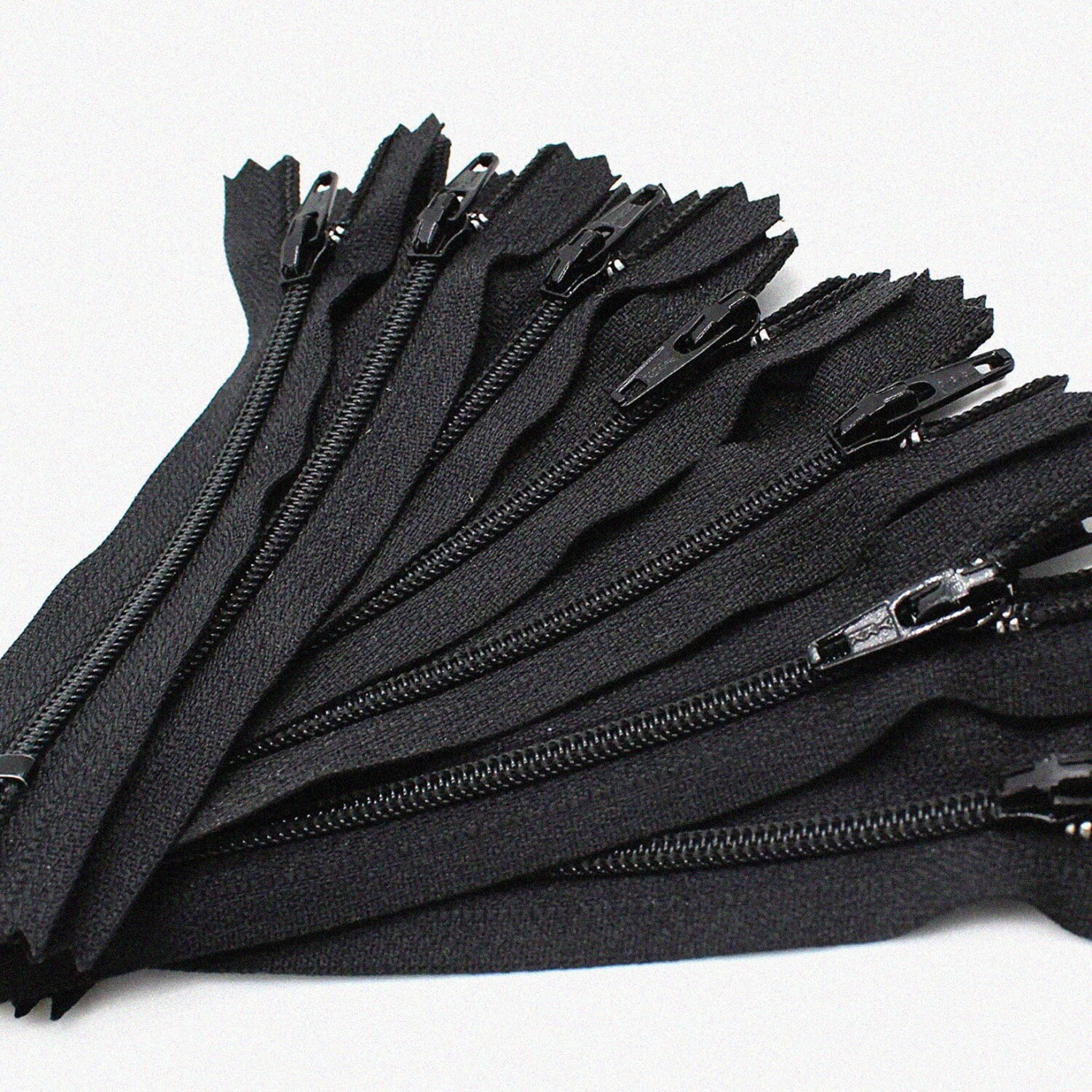 Black Beauty 9-Inch Skirt & Dress Zippers - 12 Pack - Walmart.com
