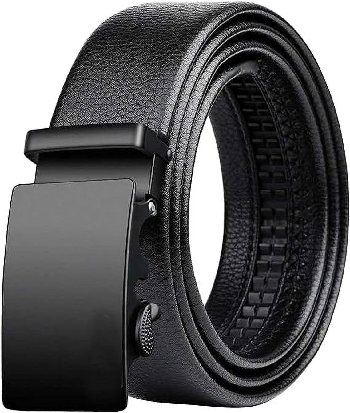 Black Belt, Belt for Men, PU Leather + Iron Buckle Casual Wearable ...