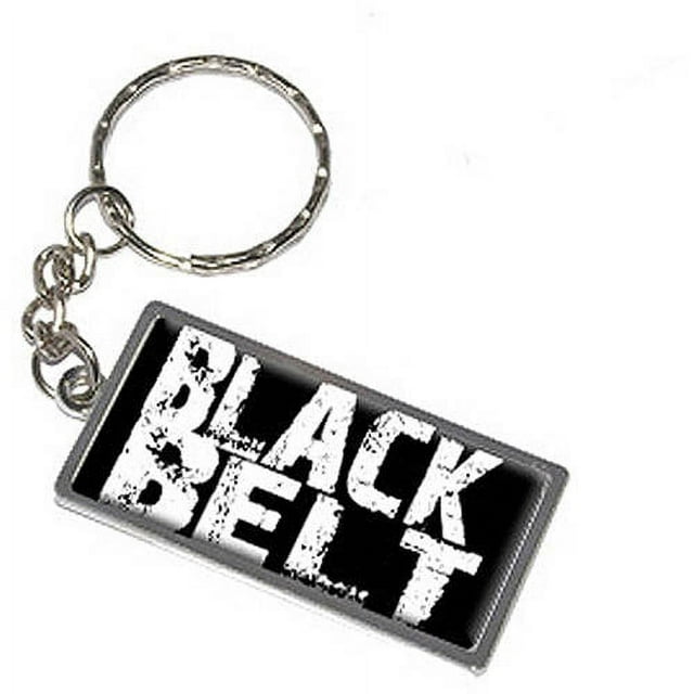 Black Belt Karate Keychain Key Chain Ring - Walmart.com