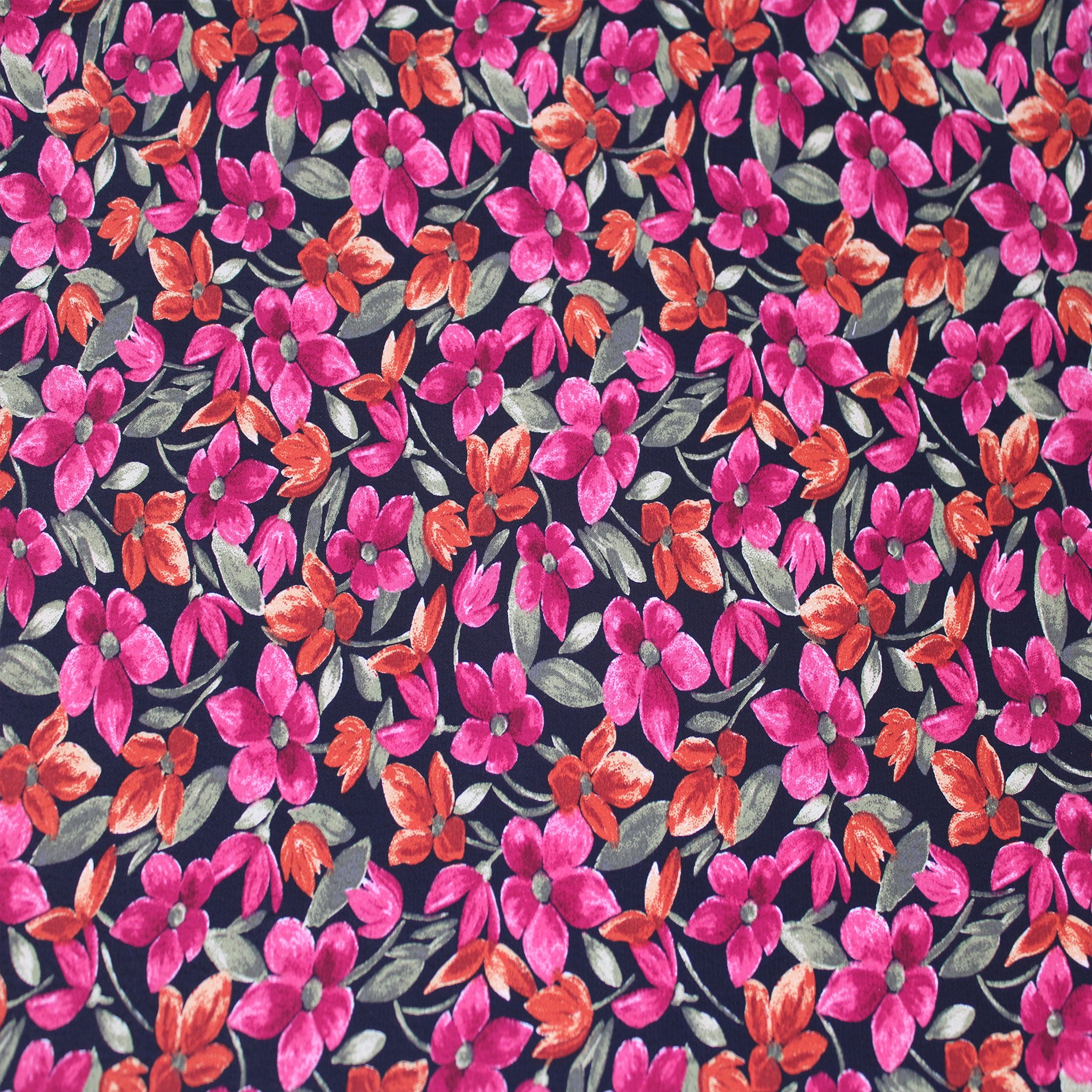 Black Berry 58" Wide Printed 100% Polyester Moroccan Fabric-120GSM ...