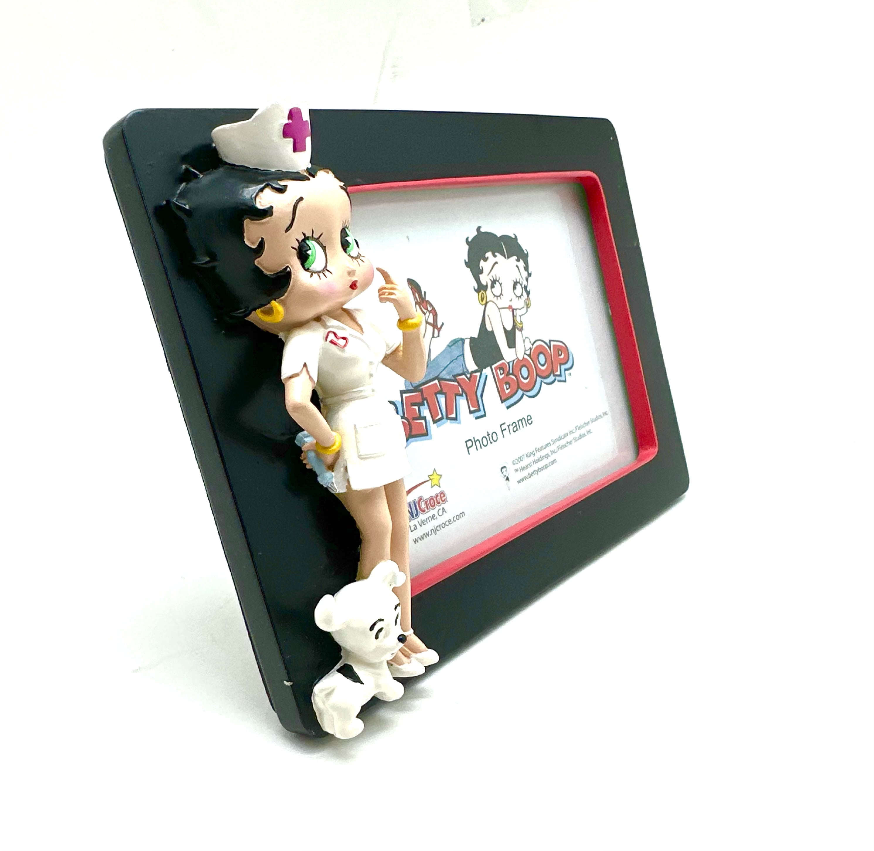 Black Betty Boop Picture Frame - Nurse Betty Boop Wood Picture Frame ...