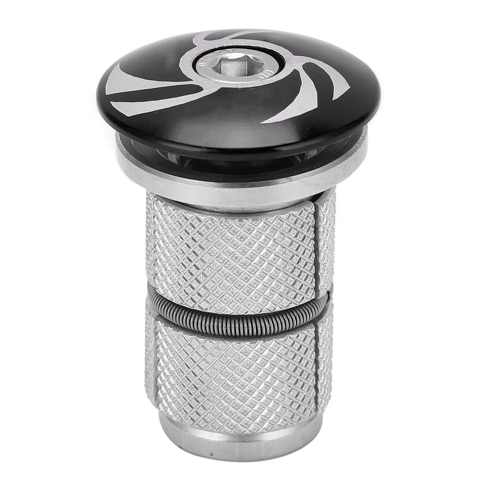 Black Bicycle Headset Compression Plug, Front Fork Steerer Tube Cover ...