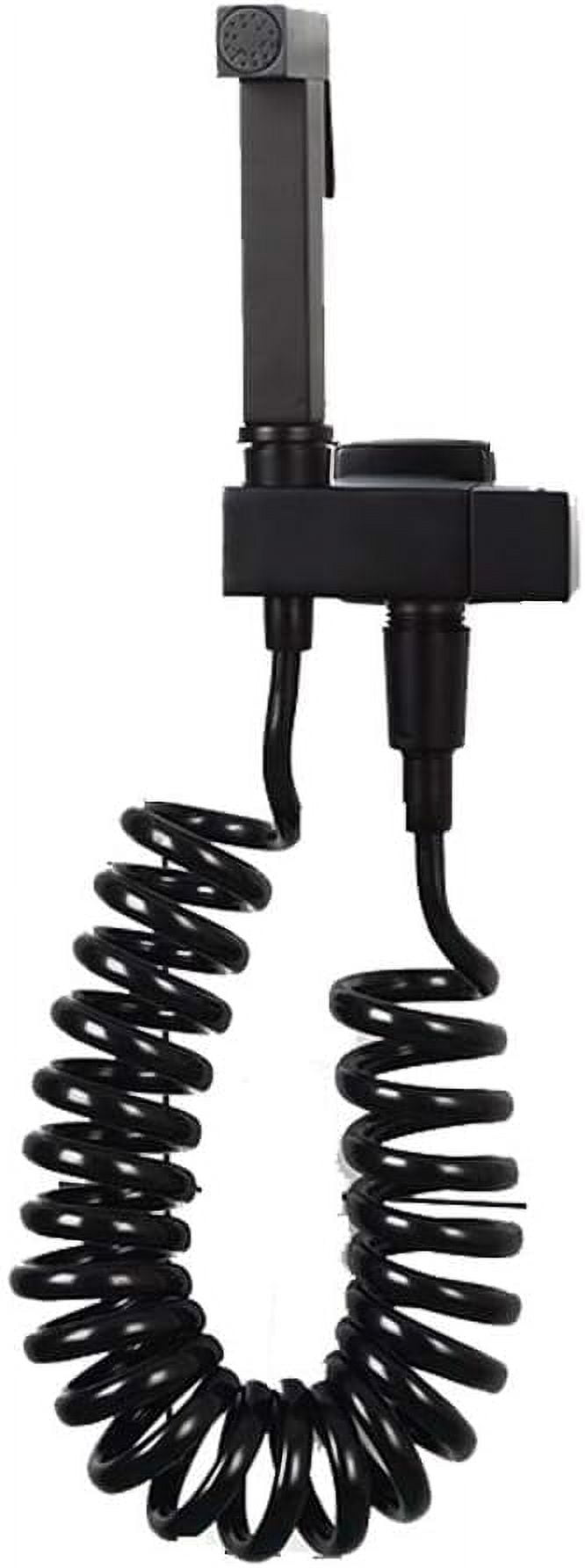 Black Bidet Sprayer for Toilet Brass Cloth Diaper Washer Set Wall ...