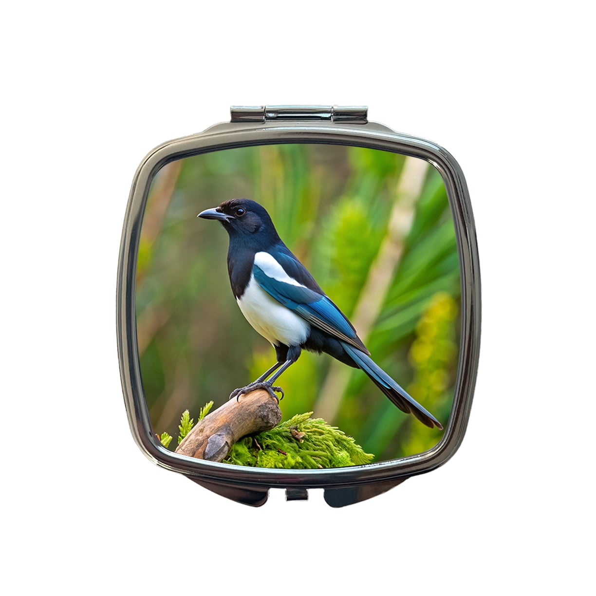 Black Billed Magpie Backyard Bird Travel Makeup Handbag Purse Small ...