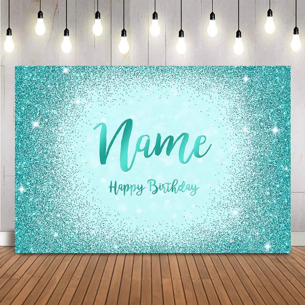 Black Birthday Backdrop Sliver Glitter Dots Background for photo studio ...