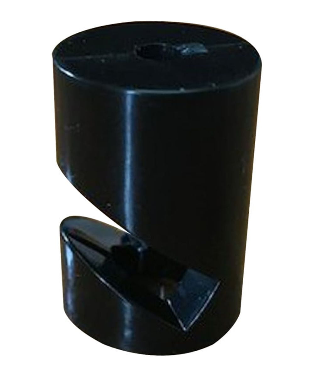 Black Bishop Swag Cord Hooks Set of 2, 1.2"h - Walmart.com