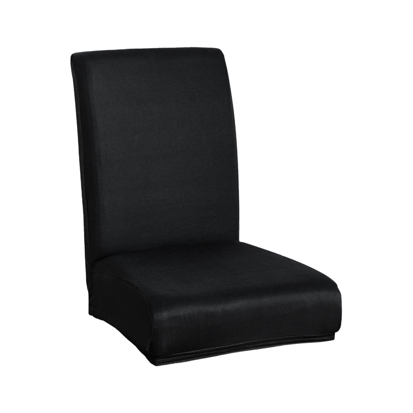 Black Black Chair Covers For Dining Room Stretch Slipcovers Kitchen ...
