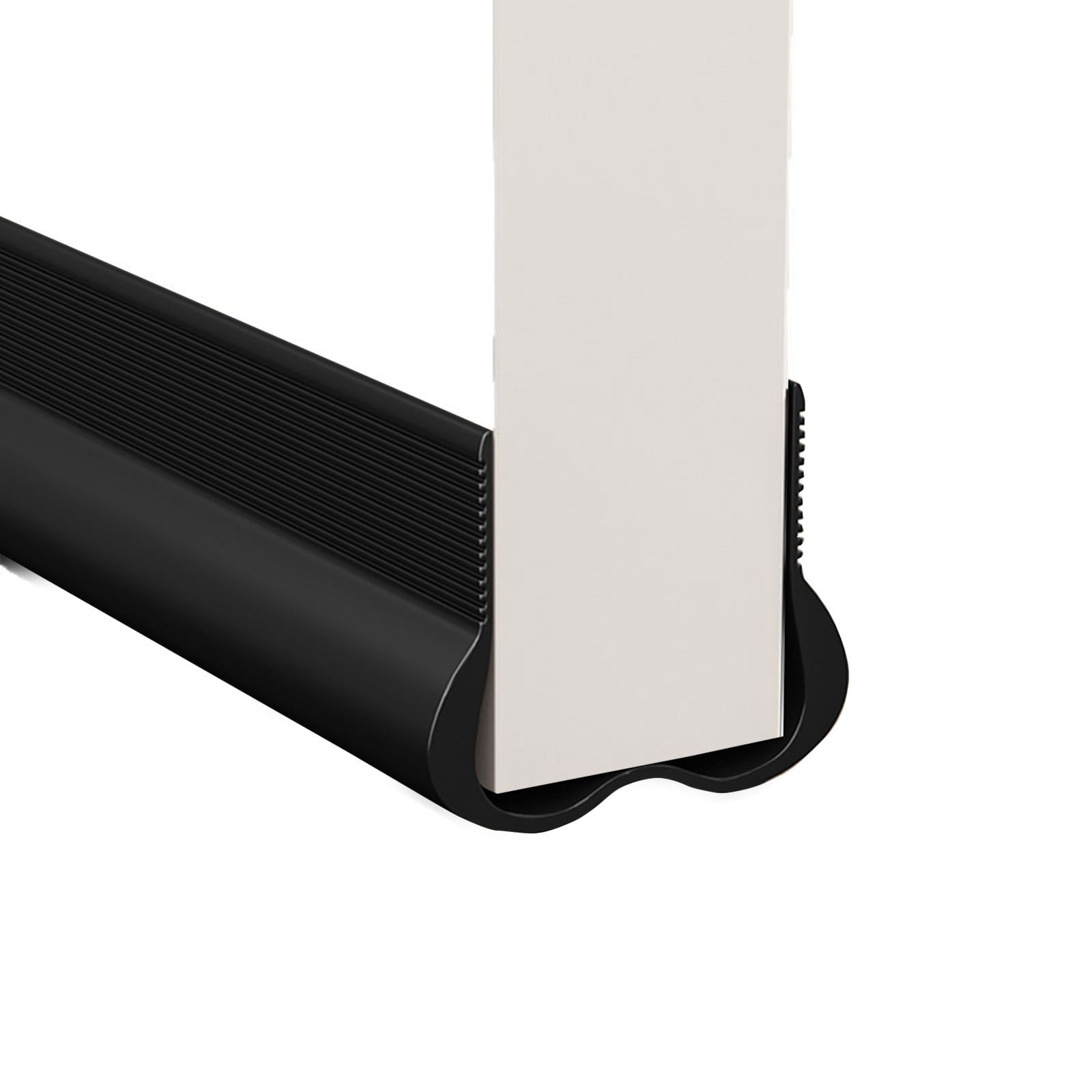 Black Black Under Door Draft Stopper Weather Stripping Door Sweep Gap ...