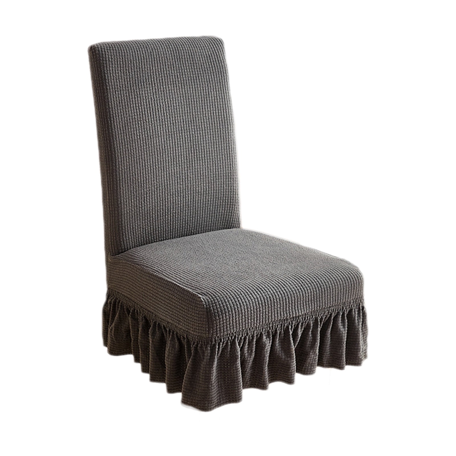 Black Black Heavy Duty Stretch Spandex Elastic Chair Covers Slipcovers ...