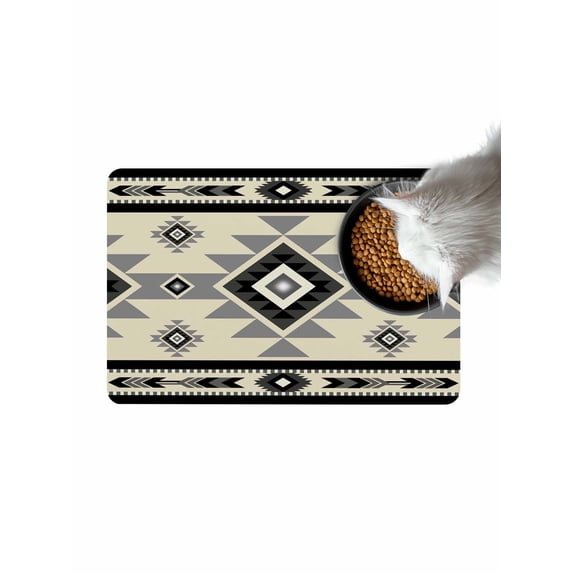 Black Black Pattern Doormat Non Slip Diatomaceous Earth Door Mat ...