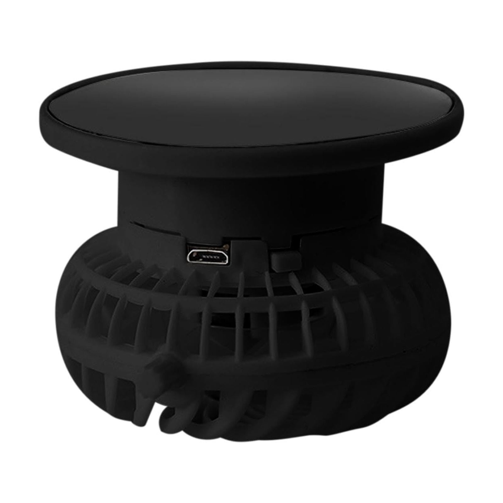 Black Black Plastic Solar Rotating Removable Fan Cap Accessory For ...