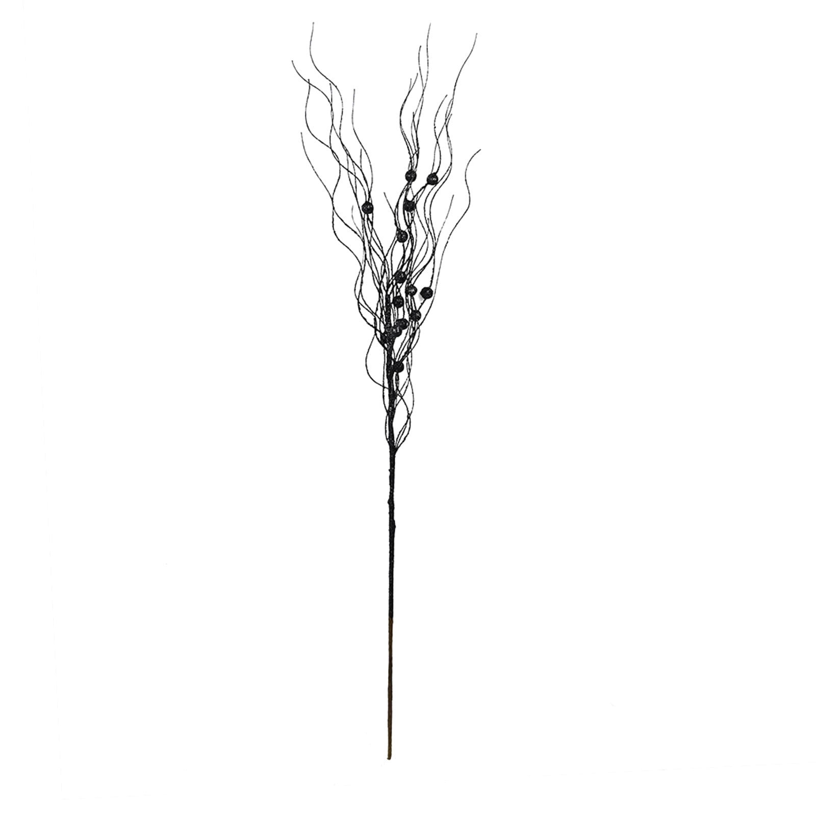 Black Black Simulated Flower Arrangement For Holiday Decorating ...