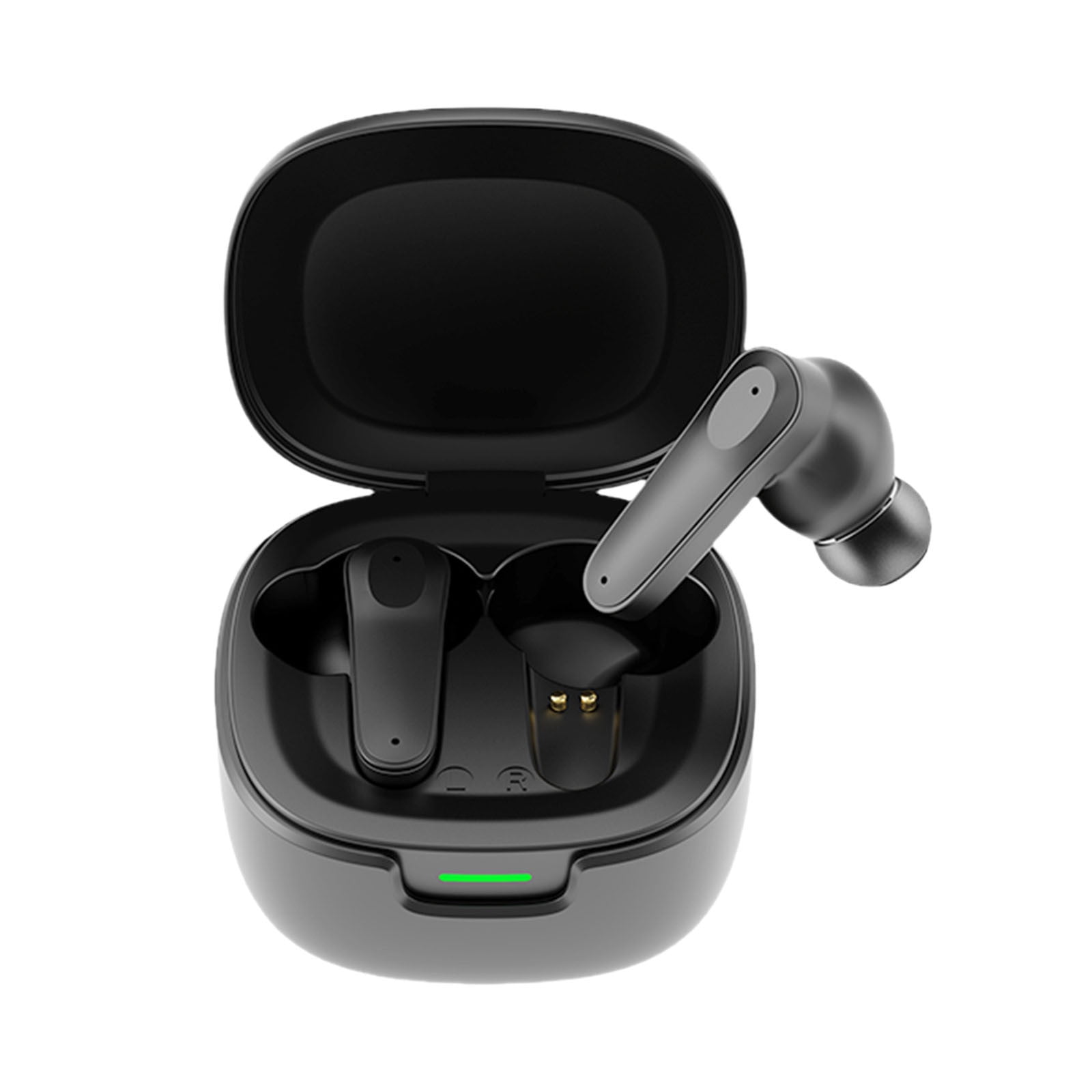 Black Black Smart Open Ear Wireless Bluetooth Headphone With Real Time ...