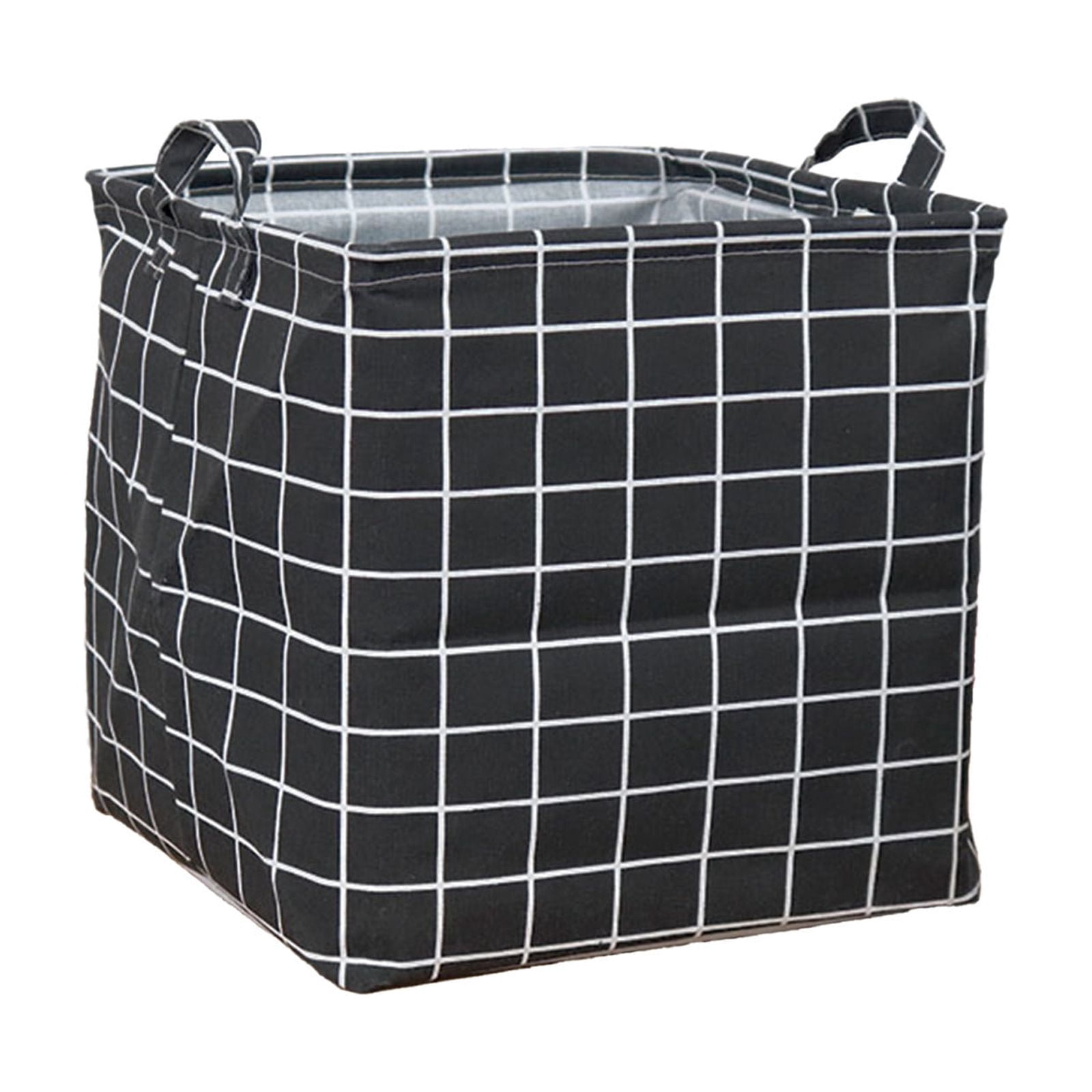 Black Black Storage Basket Gift Shelf Basket Storage Bin Nursery Basket ...