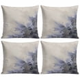 Black Blue Beige Throw Pillow Covers 18 x 18 Inch Pillow Covers Set of ...