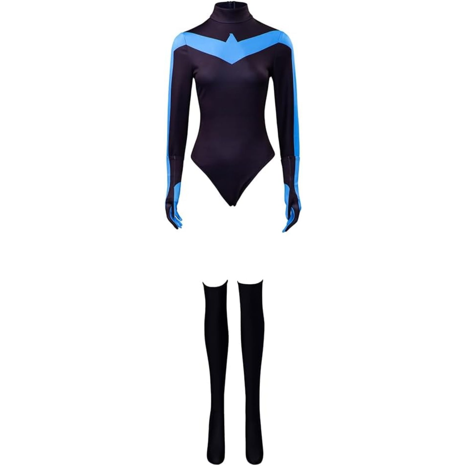 Black & Blue Costume Bodysuit Jumpsuit Costume for Women - Walmart.com