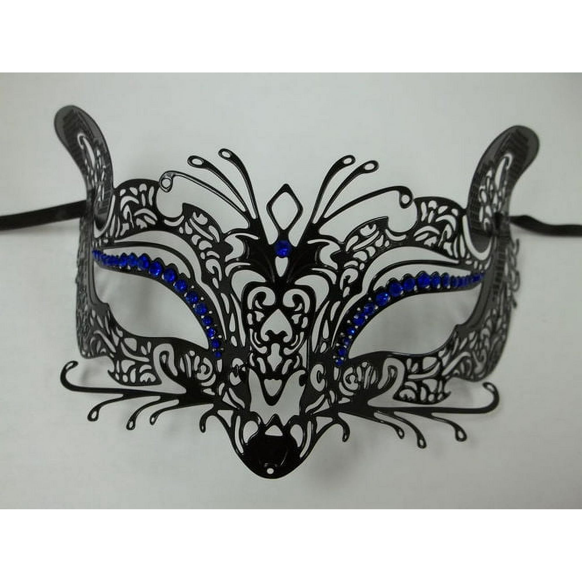 Black Fox Masquerade Mask